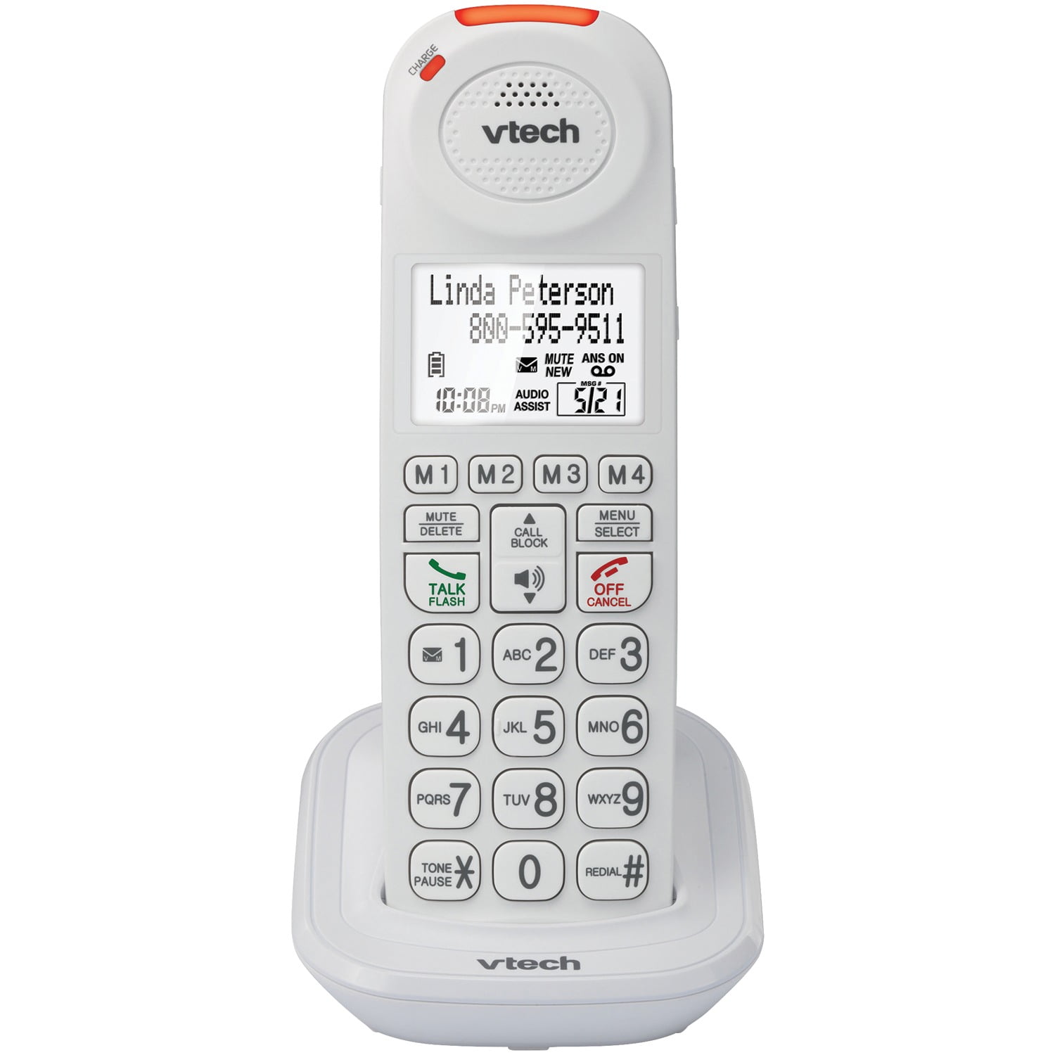 VTech VTSN5107 Amplified Accessory Handset With Big Buttons & Display ...