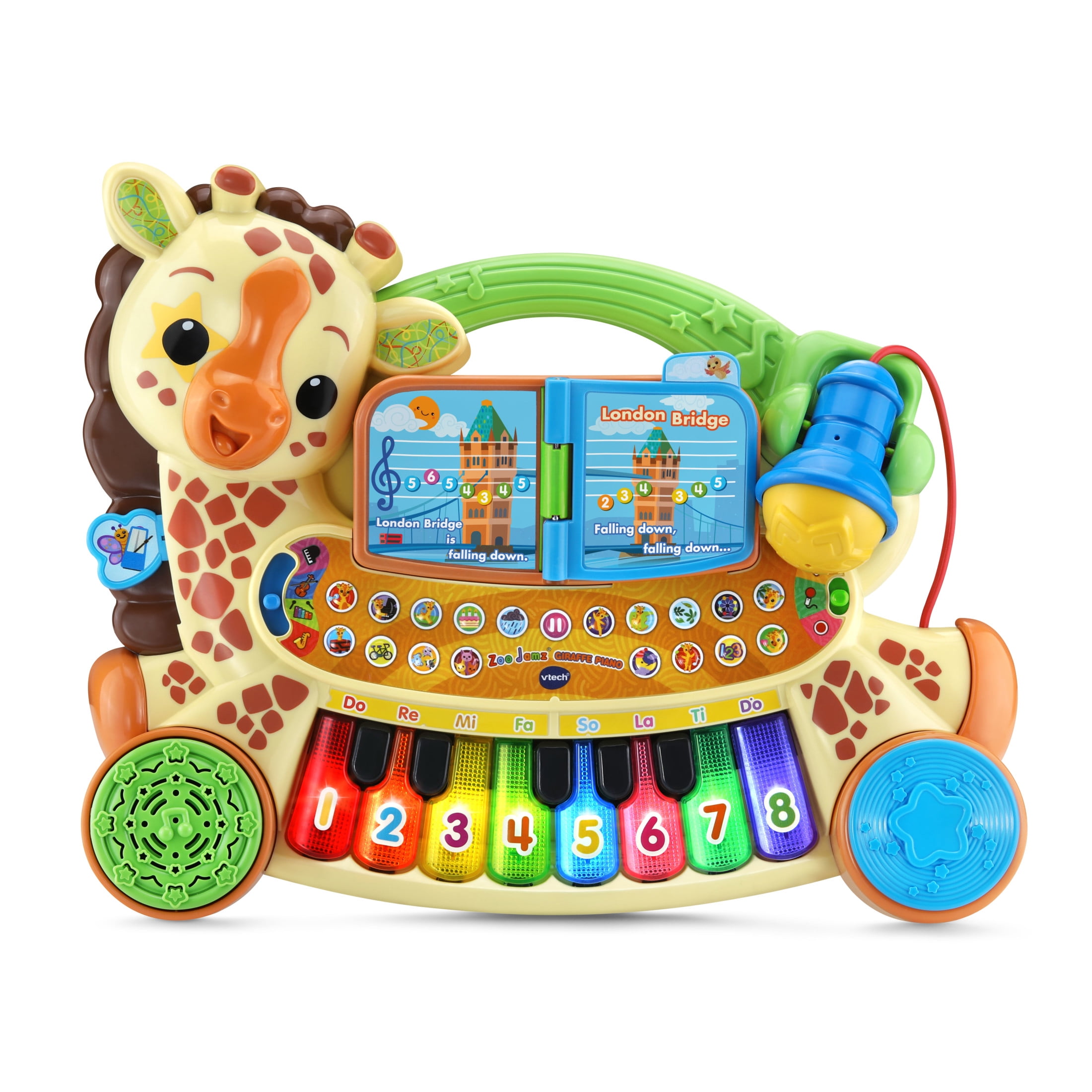 VTech Zoo Jamz Giraffe Piano Baby and Toddler Toys - Walmart.com