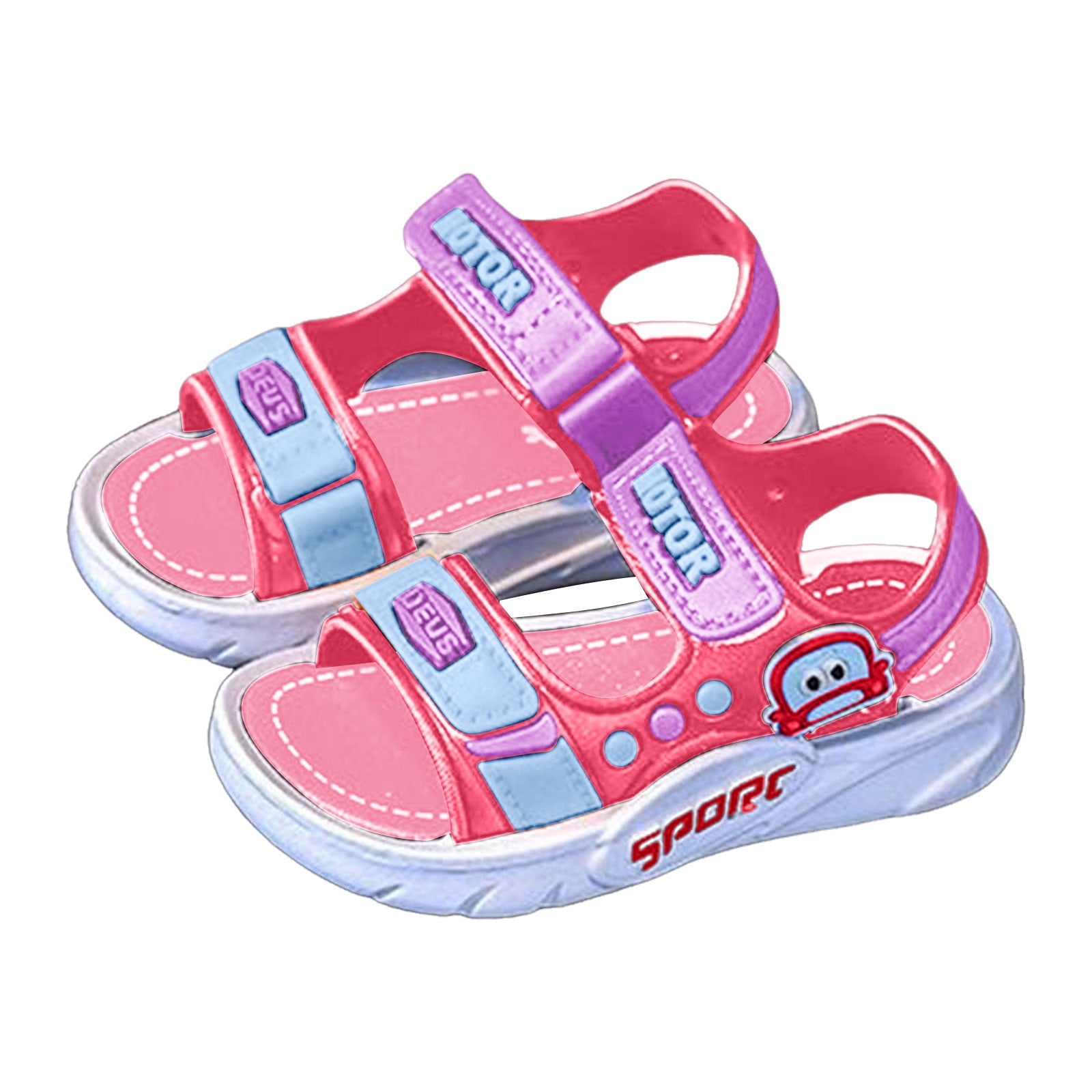 VUHXZWAF Boys Sandals Adjustable Strap Open Toe Lightweight Sport Shoes ...