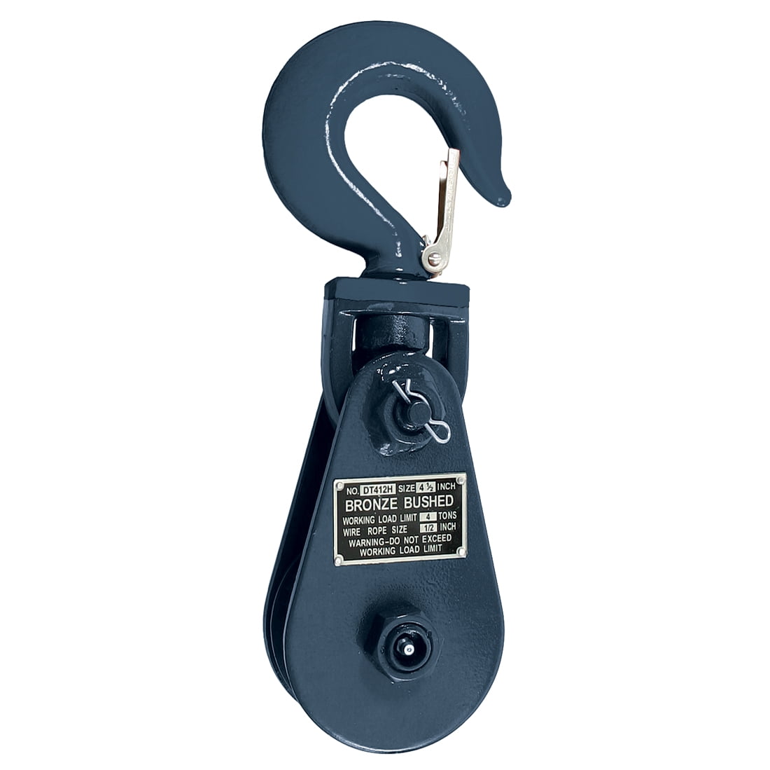 VULCAN 4 Ton Snatch Block - 14 Inch - 4.5 Inch Sheave - 8,000 Pound ...