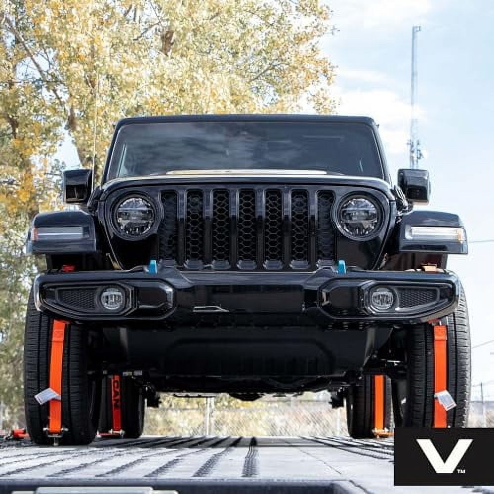 VULCAN Autohauler Car Tie Down - Rolling Idler 3-Cleat - 120 Inch - 4 ...