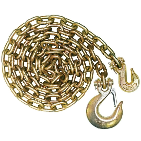 VULCAN Binder Chain - Grab and Sling Hooks - G70 Standard Duty - 3/8 ...