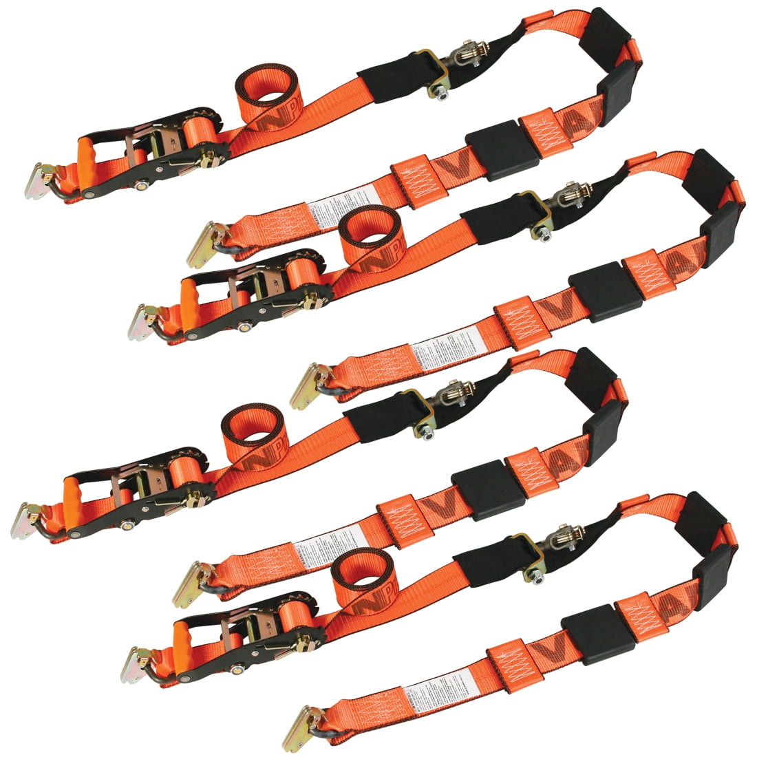 VULCAN PROSeries Car Tie Down - E Track Ratchet - 120 inch - 3300 Lbs ...