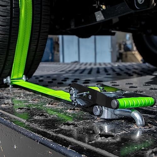 VULCAN Car Tie Down - Rolling Idler 3-Cleat - 120 Inch - 4 Pack - High ...