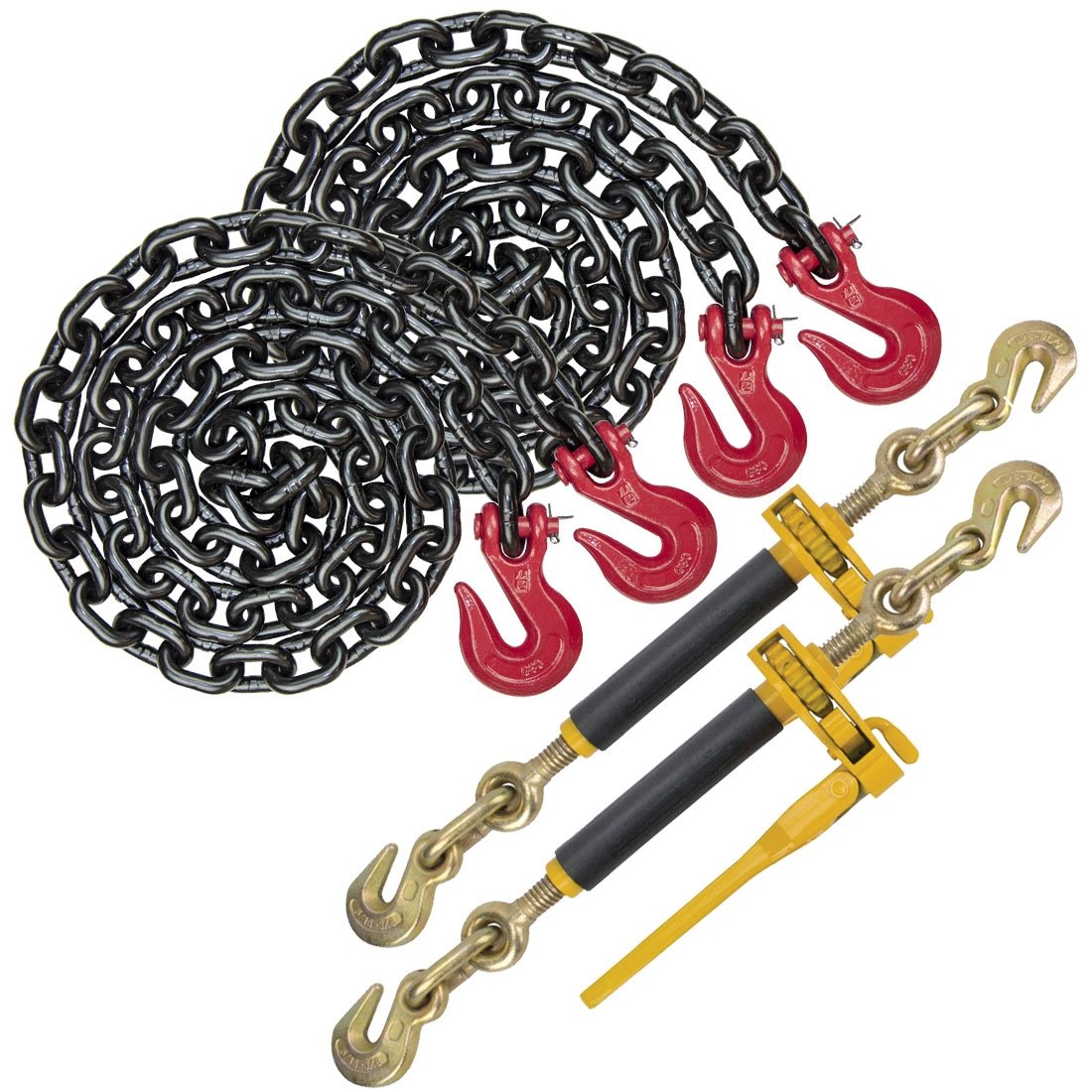 VULCAN Chain and Binder Kit - G80 - 1/2 inch x 20 foot - Tie Down Loads ...