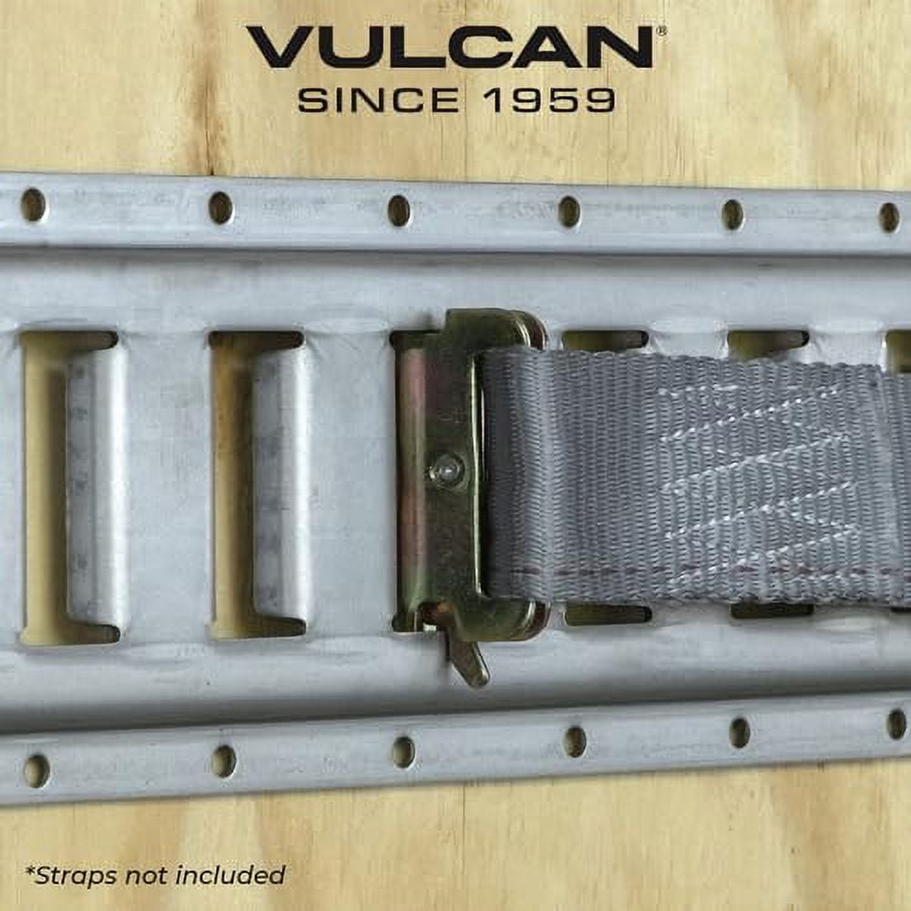 VULCAN E-Track - Horizontal Galvanized Section - 5 Foot - 4 Pack - Walmart.com