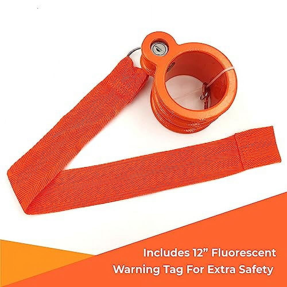 VULCAN Heavy Duty Forged Steel King Pin Lock - Works with RVs and Class ...