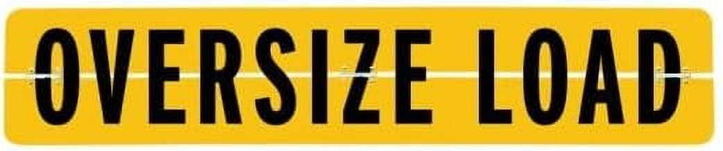 VULCAN Oversize Load Sign For Escort Vehicles - Hinged Aluminum - 12 ...