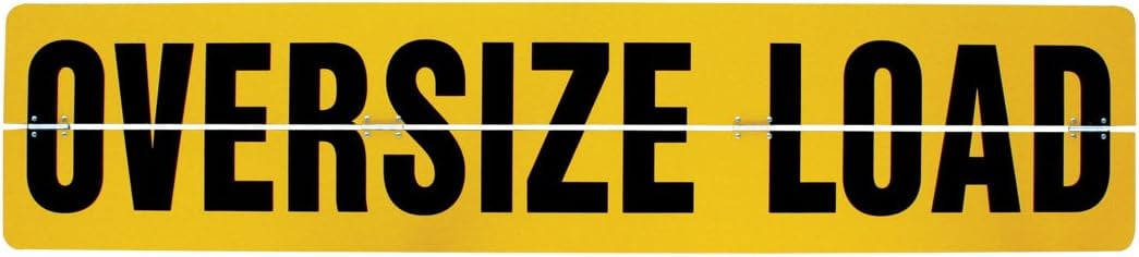 VULCAN Oversize Load Sign For Trucks and Trailers - Hinged Aluminum ...