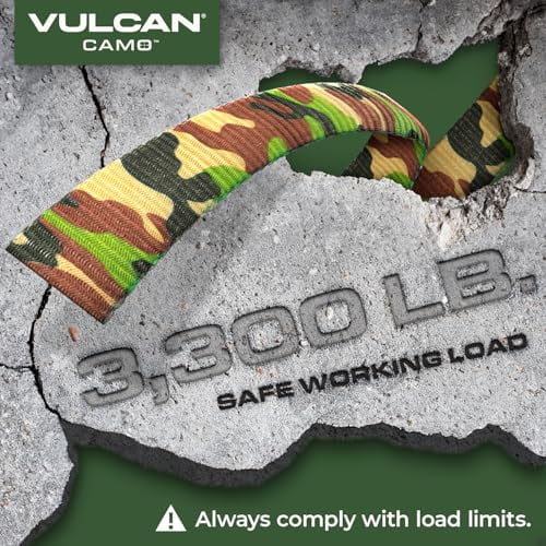 VULCAN Professional Grade Car, ATV, UTV, Off Road Tie Down with Chain ...
