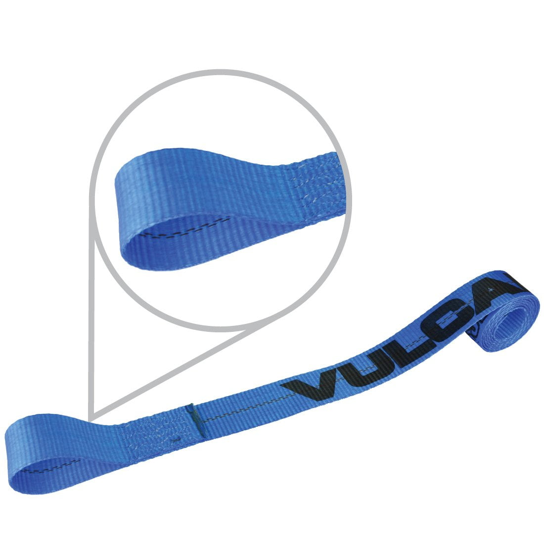 VULCAN Wheel Dolly Tire Harness - 96 Inch - Eye Loop - Blue - 3,300 ...