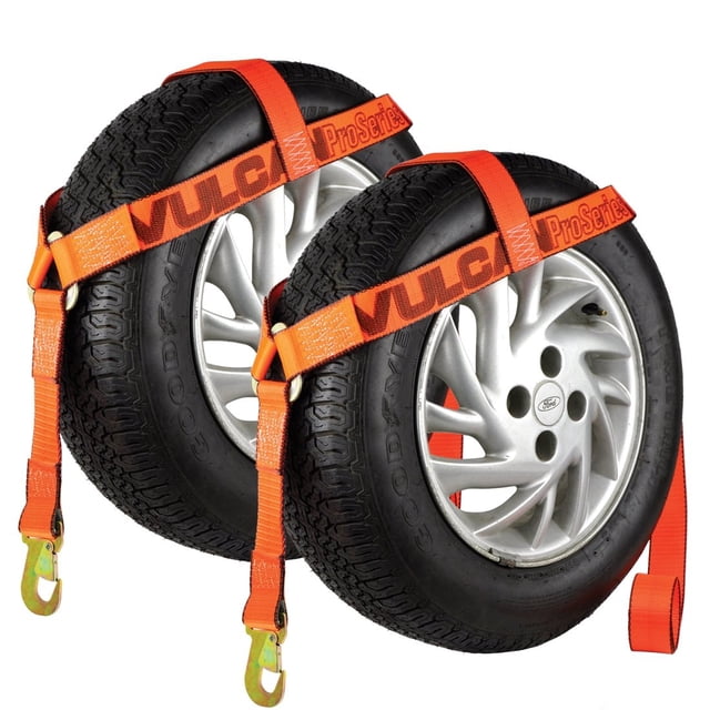 VULCAN Wheel Lift Harnesses with Snap Hooks - Bonnet Style - 2 Pack ...