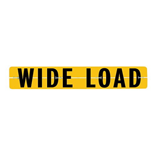 VULCAN Wide Load Sign For Trucks and Trailers - Hinged Aluminum - 12 ...