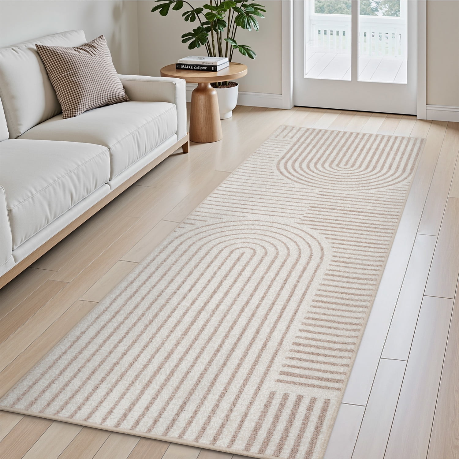 VUNATE 2'x6' Runner Rug Boho Washable Kitchen Rug Modern Jacquard ...