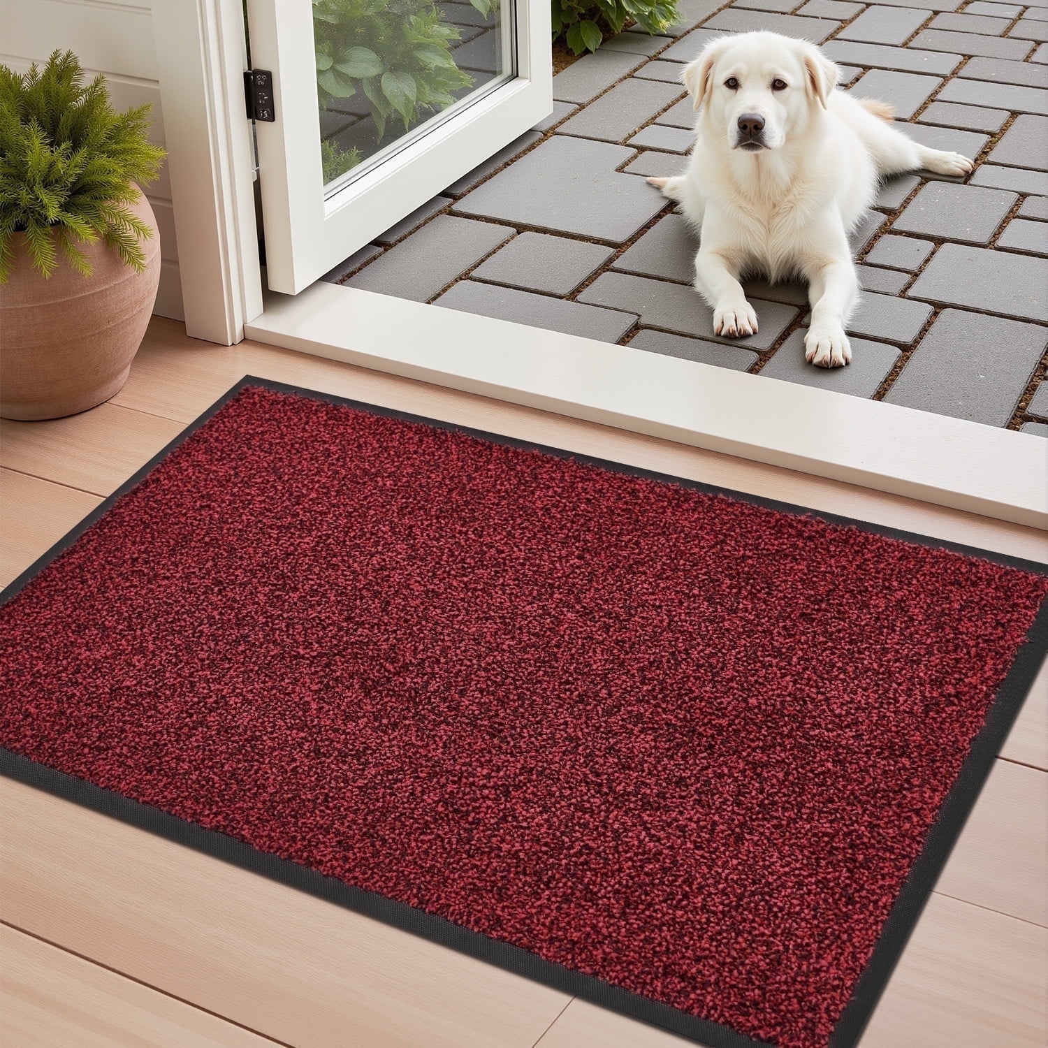 VUNATE 24" x 47" Dirt Trapper Indoor Door mat Non Slip Front Door Mats ...