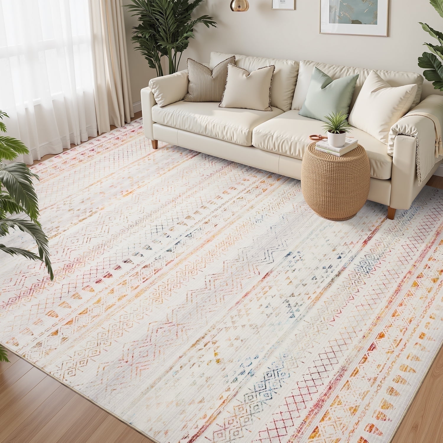 VUNATE Area Rug 2x3 Washable Small Entryway Rug Kitchen Sink Mat Boho ...