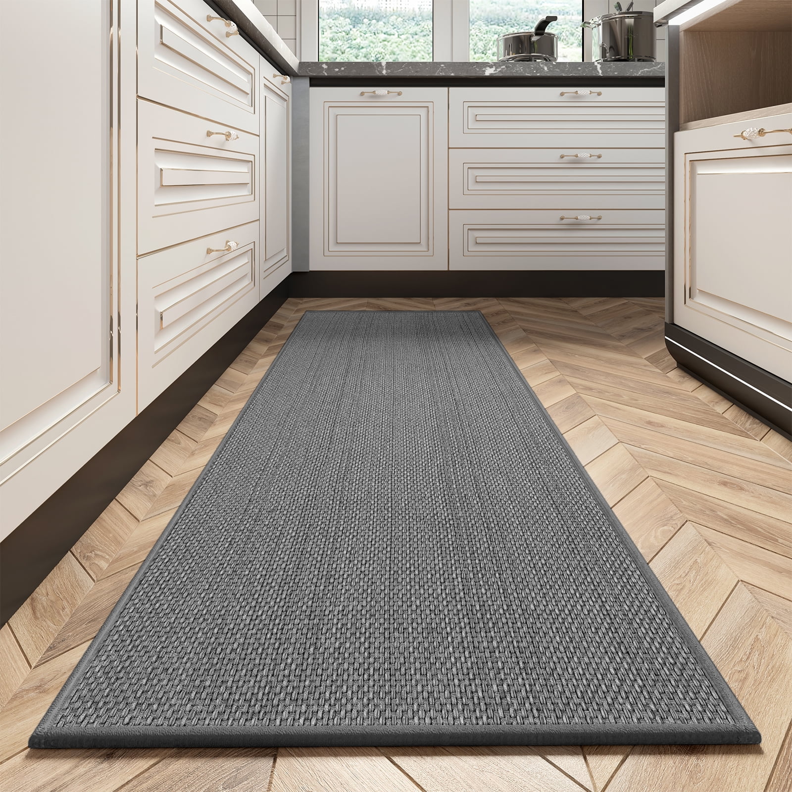 VUNATE Kitchen Mat Washable Kitchen Rugs and Mats Non Skid Absorbent ...