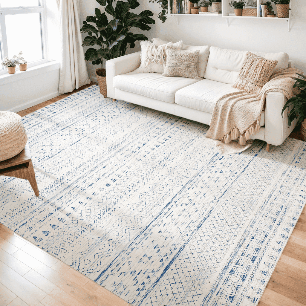 VUNATE Rugs for Living Room 8x10 Washable Large Area Rug Soft Non-Slip ...
