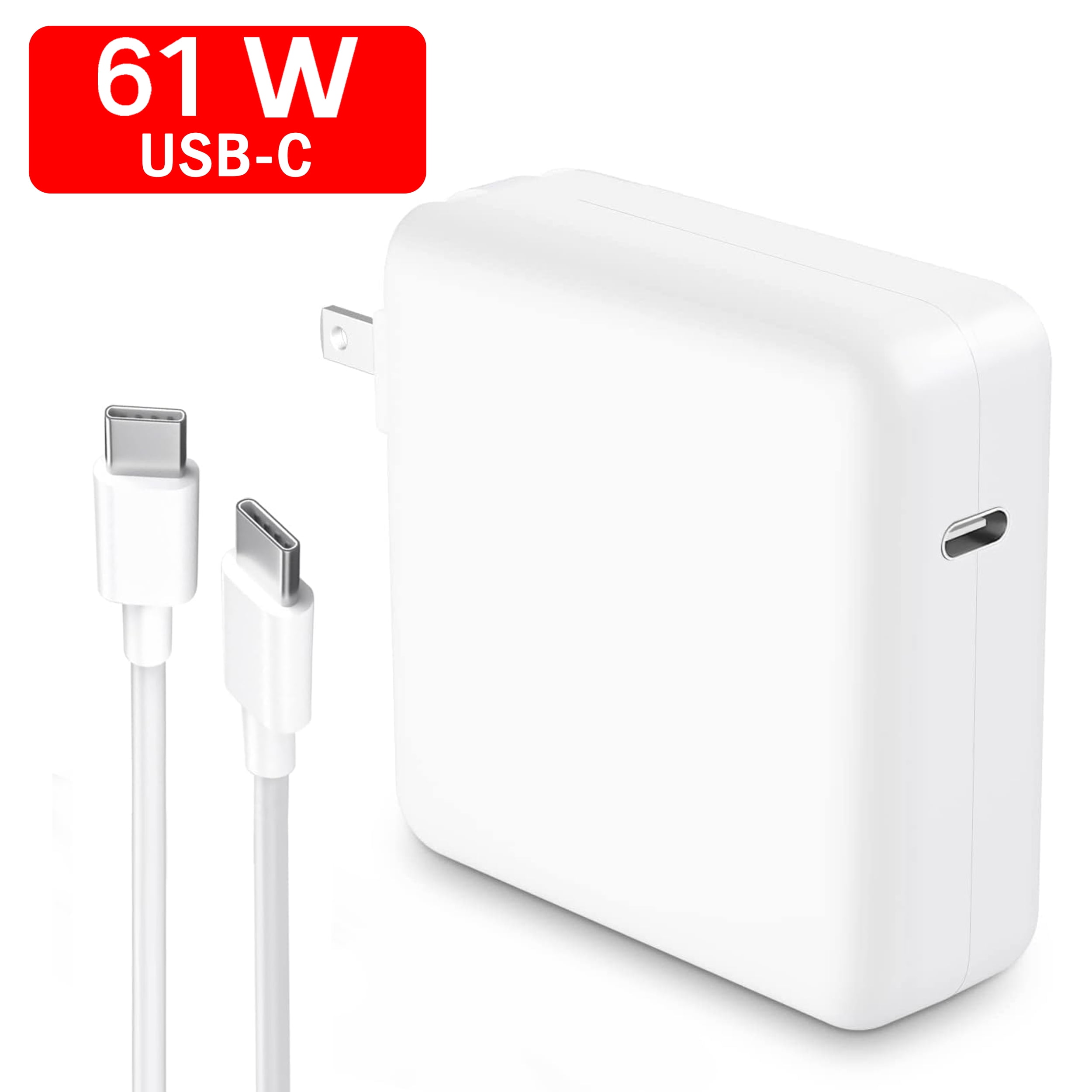 Mac Book Pro Charger, 61W/67W USB C Charger Power Adapter for MacBook ...