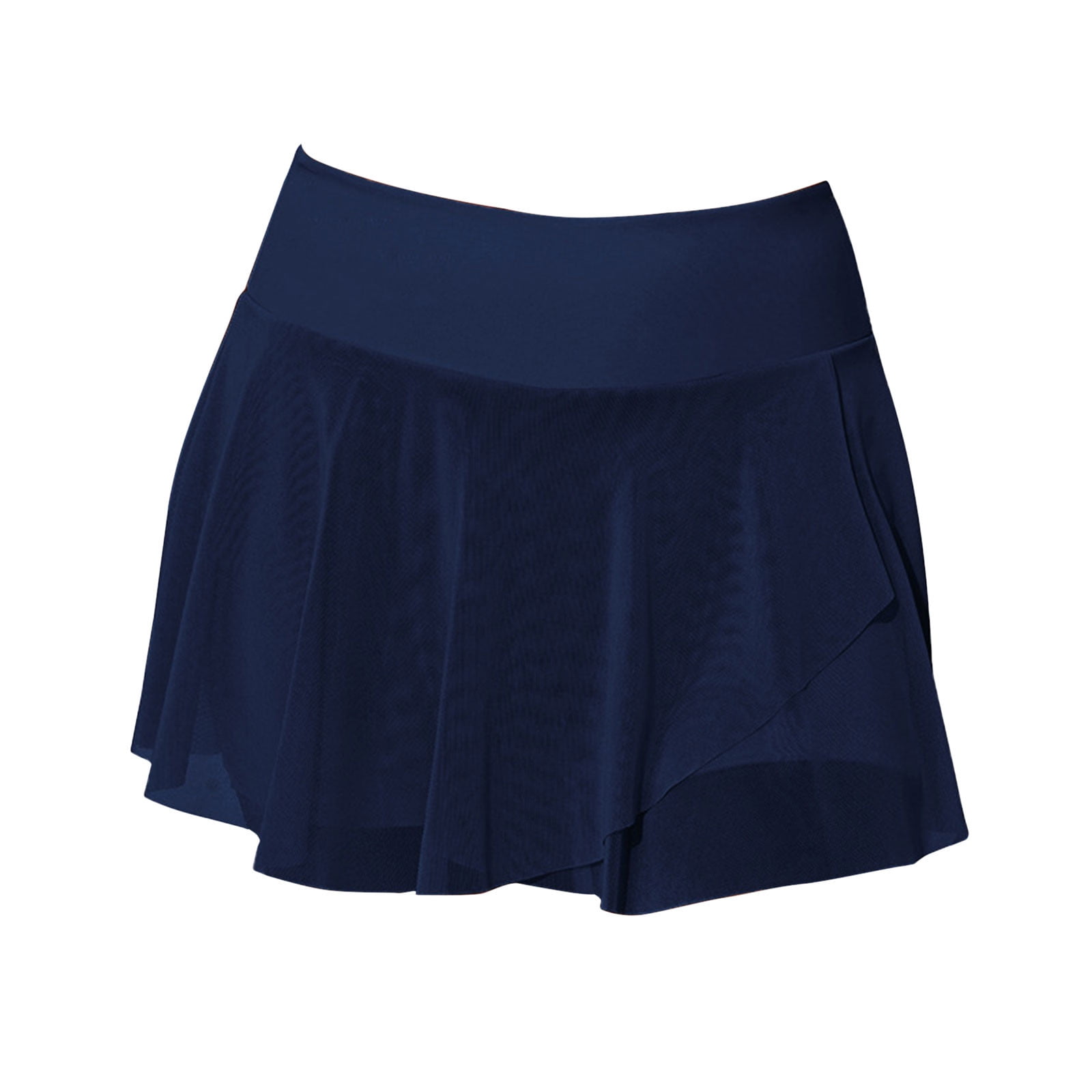 VUPSGEZ Polka Dot Swing Waist Maxi Skirts Women'S Swim Skirt Mesh ...