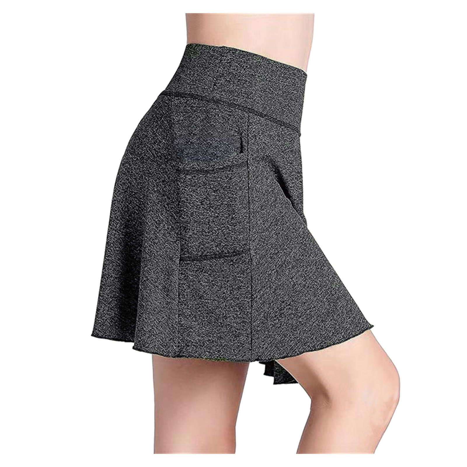 VUPSGEZ Skater Skirt Features Elastic Waist Band Women'S Skort ...