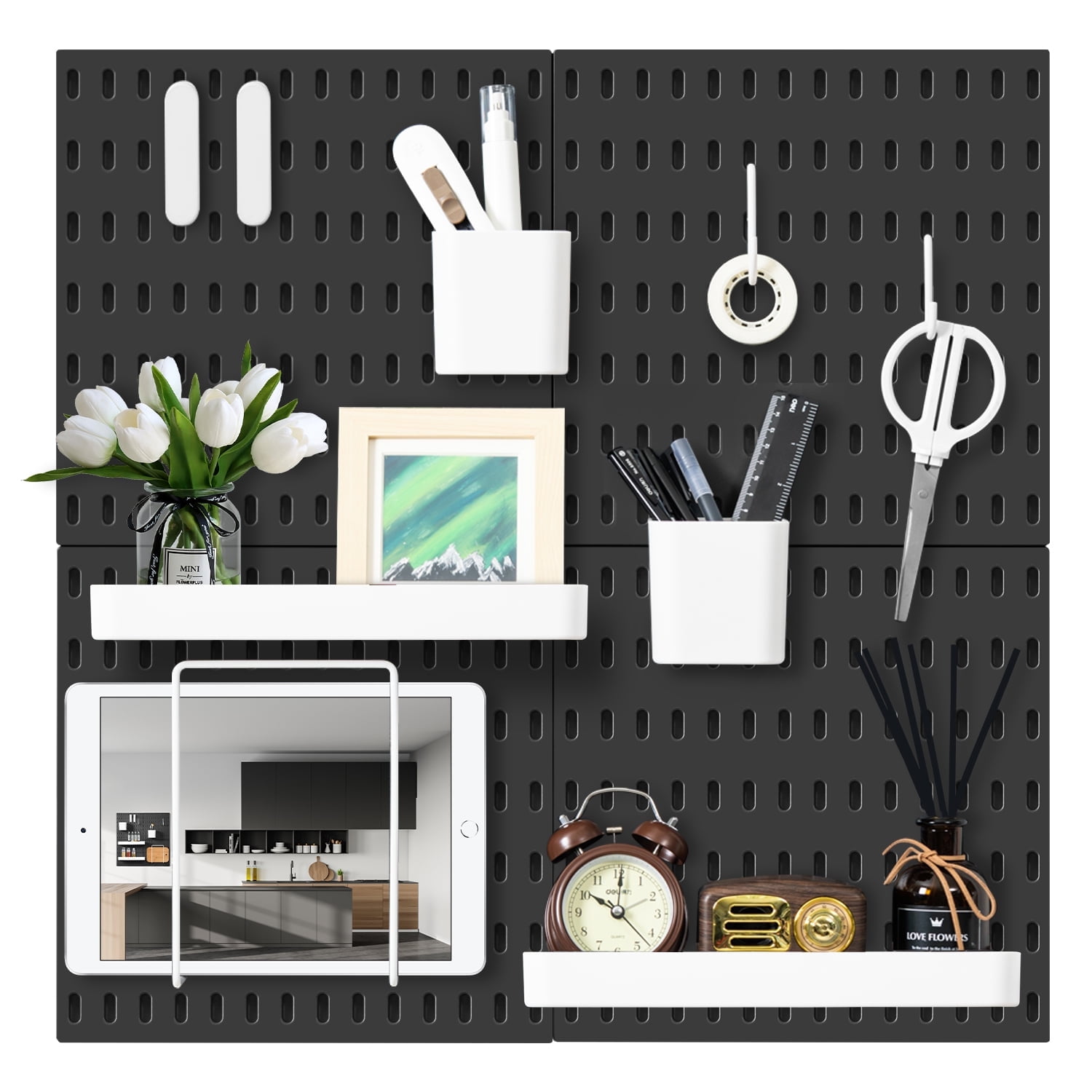 Free Shipping! VUSIGN Pegboard Tool Set with 4 Pegboards and 14 ...