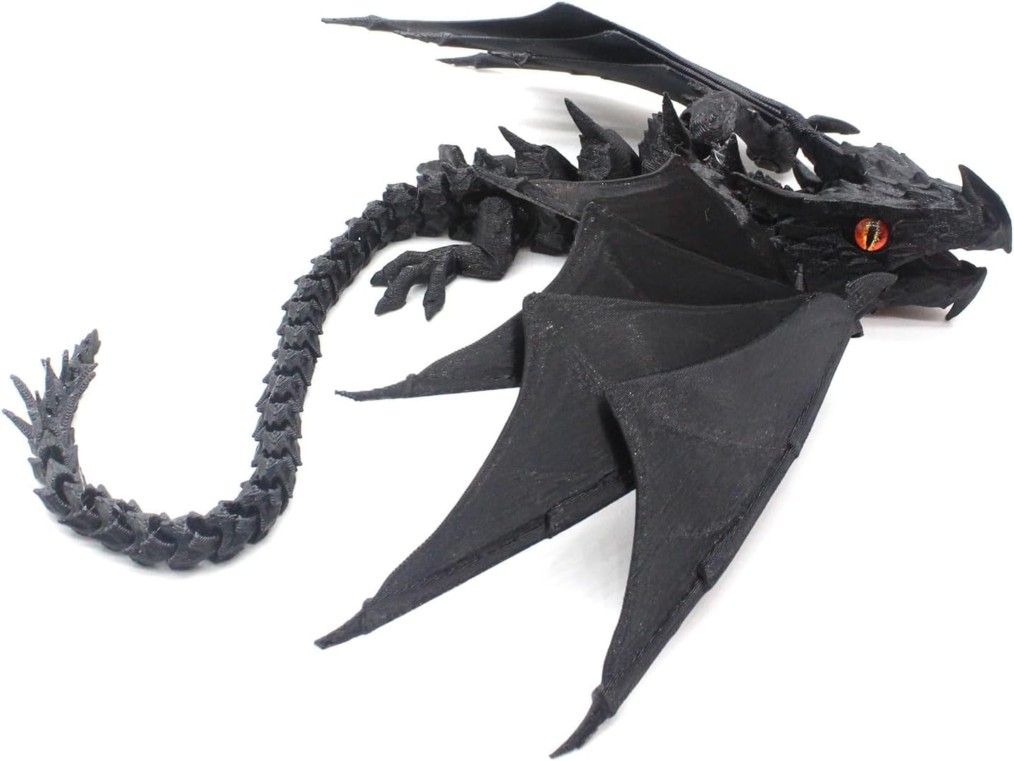 Isvgxsz 3D Printed Dragon with Wings, Feathered Wyvern Dragon,Full ...