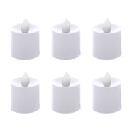 Harlier Black Tea Lights Candles, 12PCS Battery Operated Flameless ...