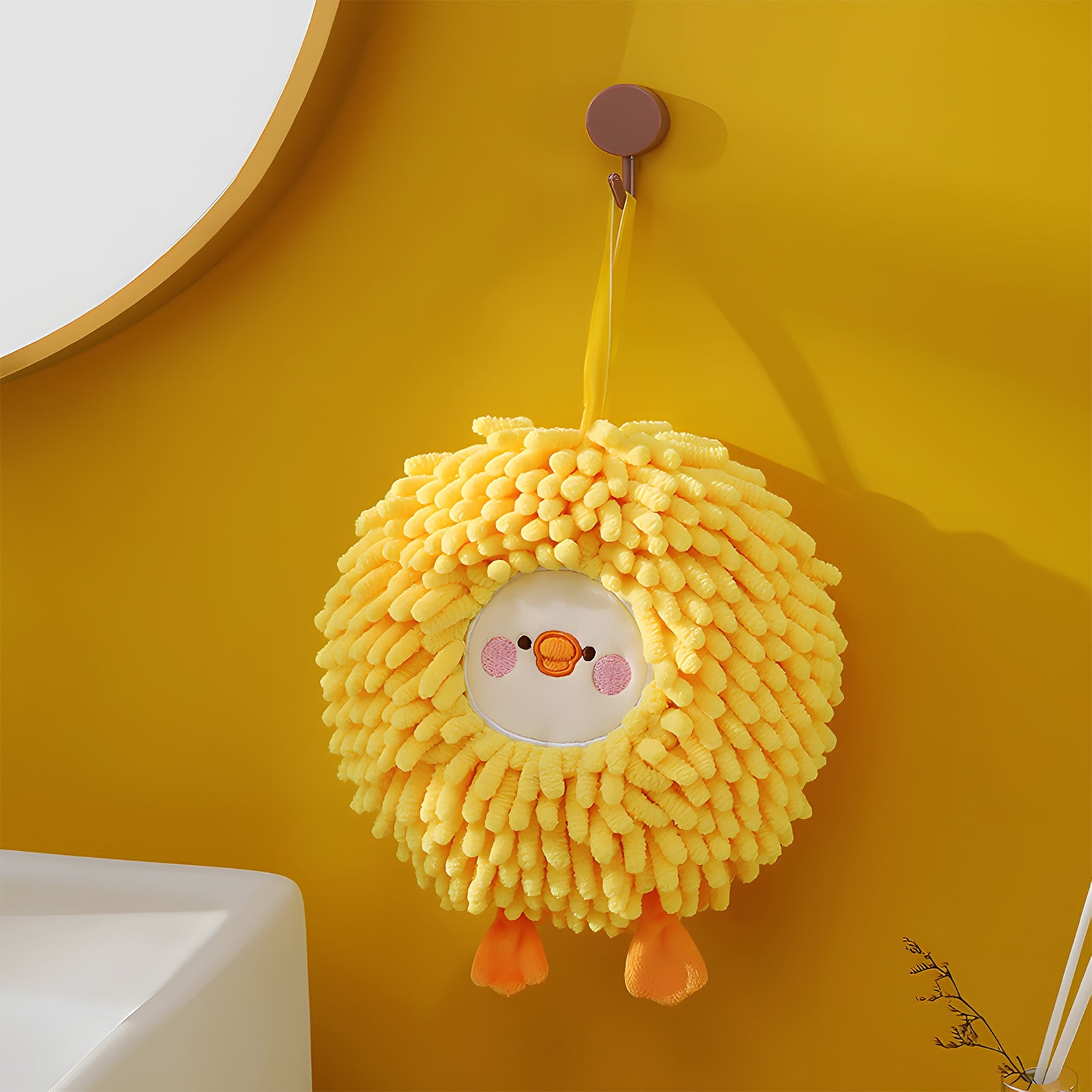 Qinghuai Clearance Fuzzy Ball Hand Towel,Hand Towel,Hand Drying Puff ...