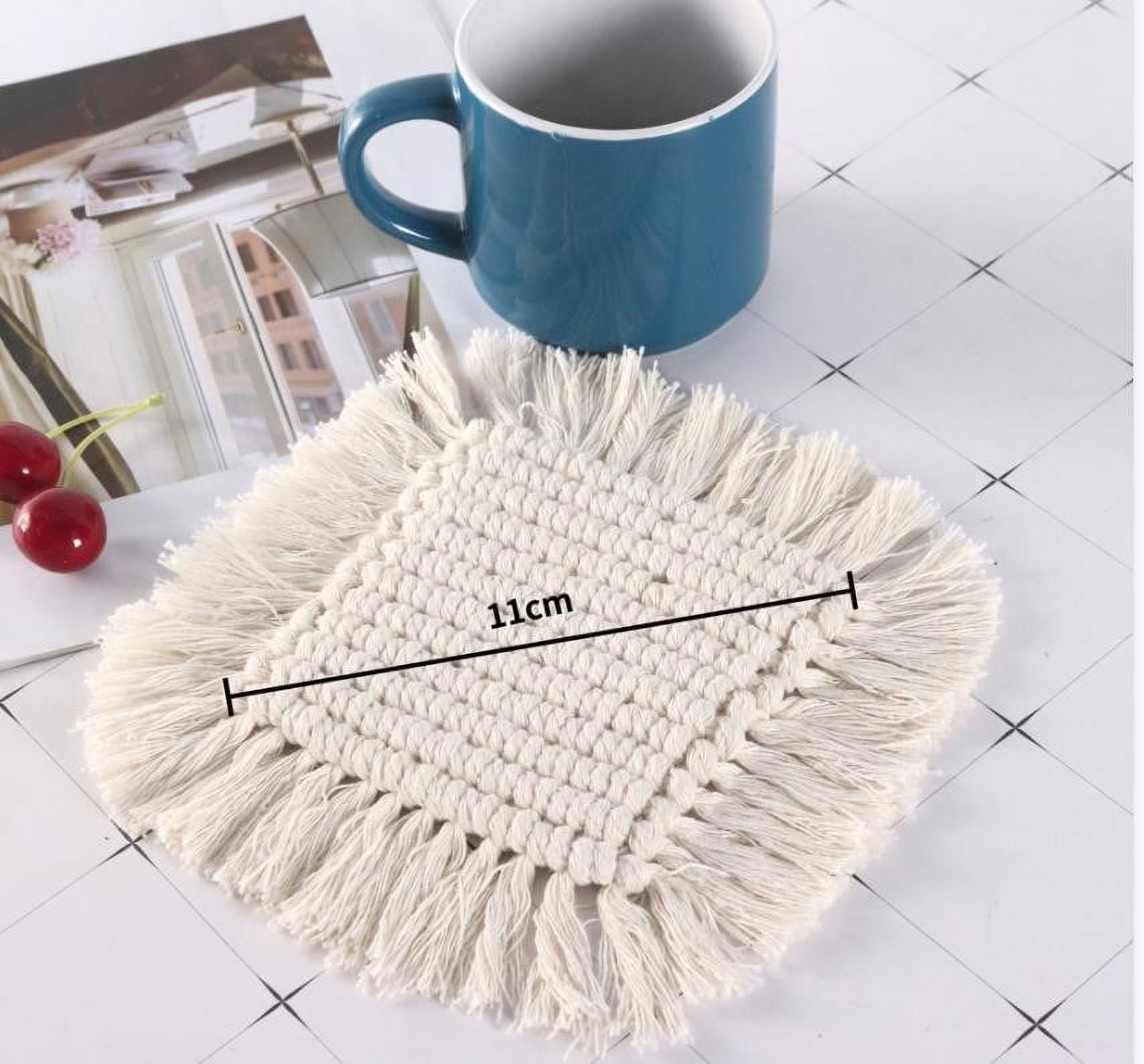 Qinghuai Clearance Handmade Cotton Woven Boho Placemats - Modern ...