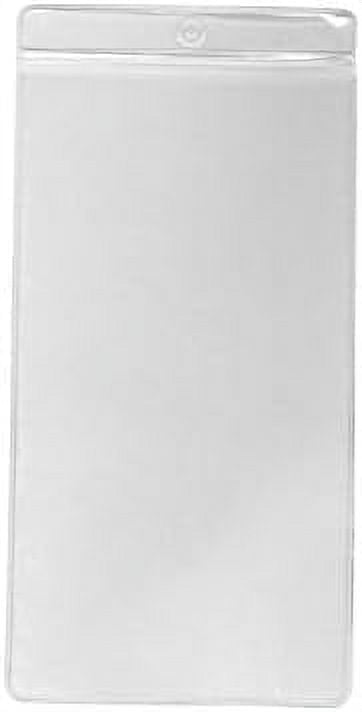 VVE347 - Vinyl Envelopes Tag Pockets Clear Vinyl - Price Card Pouches ...