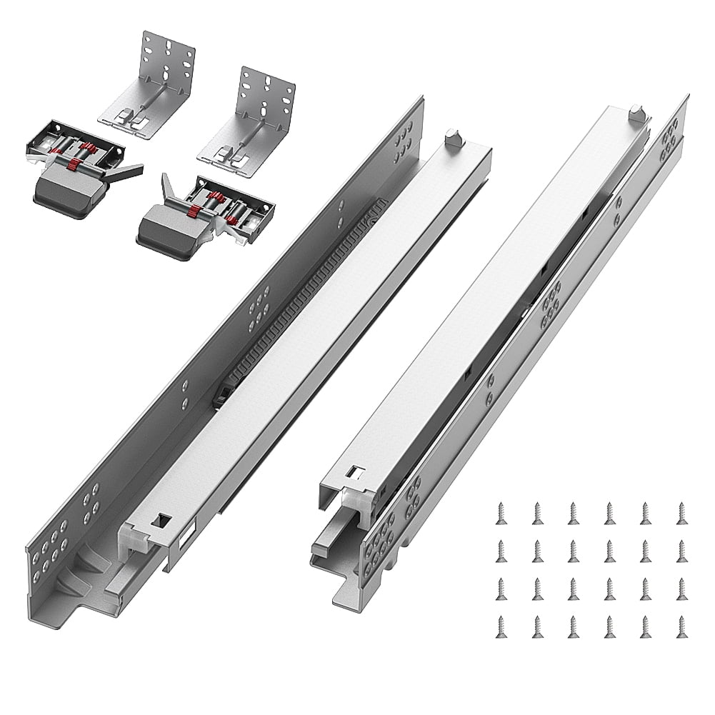 VVENACE 1 Pair 12 inch Undermount Drawer Slides Soft Close Full ...