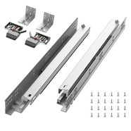 1 Pair 10inch Drawer Slide Kit Bottom Mount Drawer Slide Steel Thicken ...
