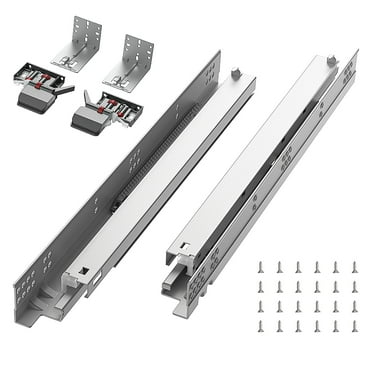 SKYSHALO Heavy Duty 6 Pairs 21” Soft-Close Drawer Slides, Full ...
