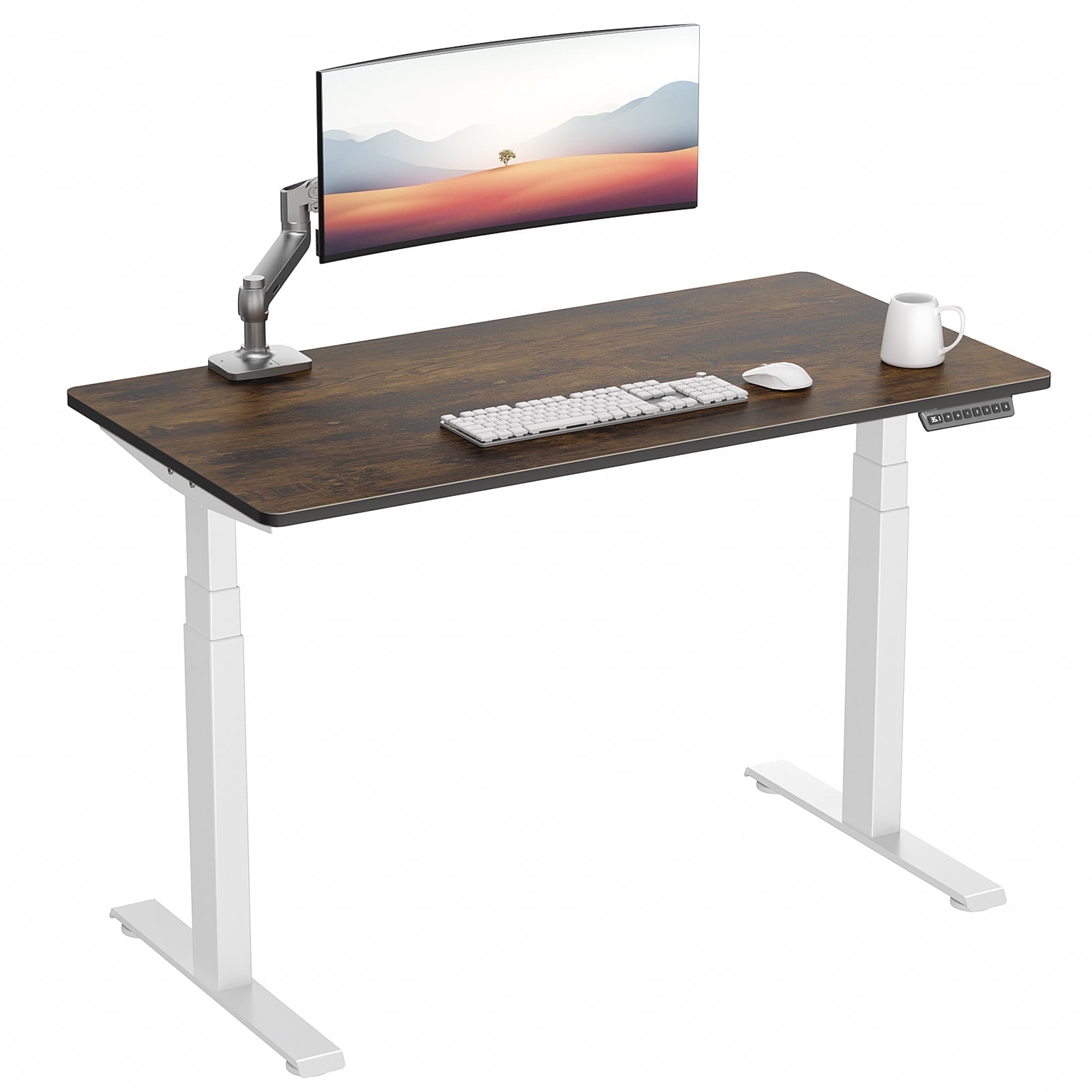 VVENACE D2 Electric Standing Desk Height Adjustable Desk 4 Memory ...