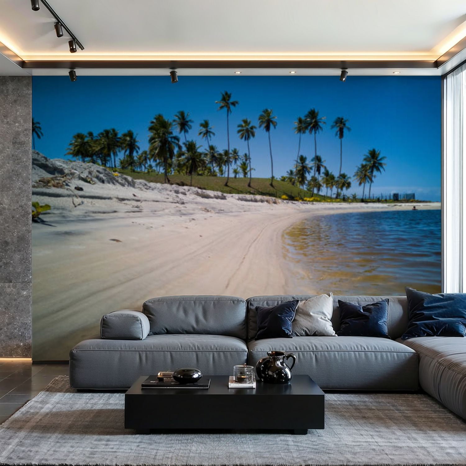 VVLUXIDECO Canvas Wall Mural Peel and Stick Large Wallpaper ...