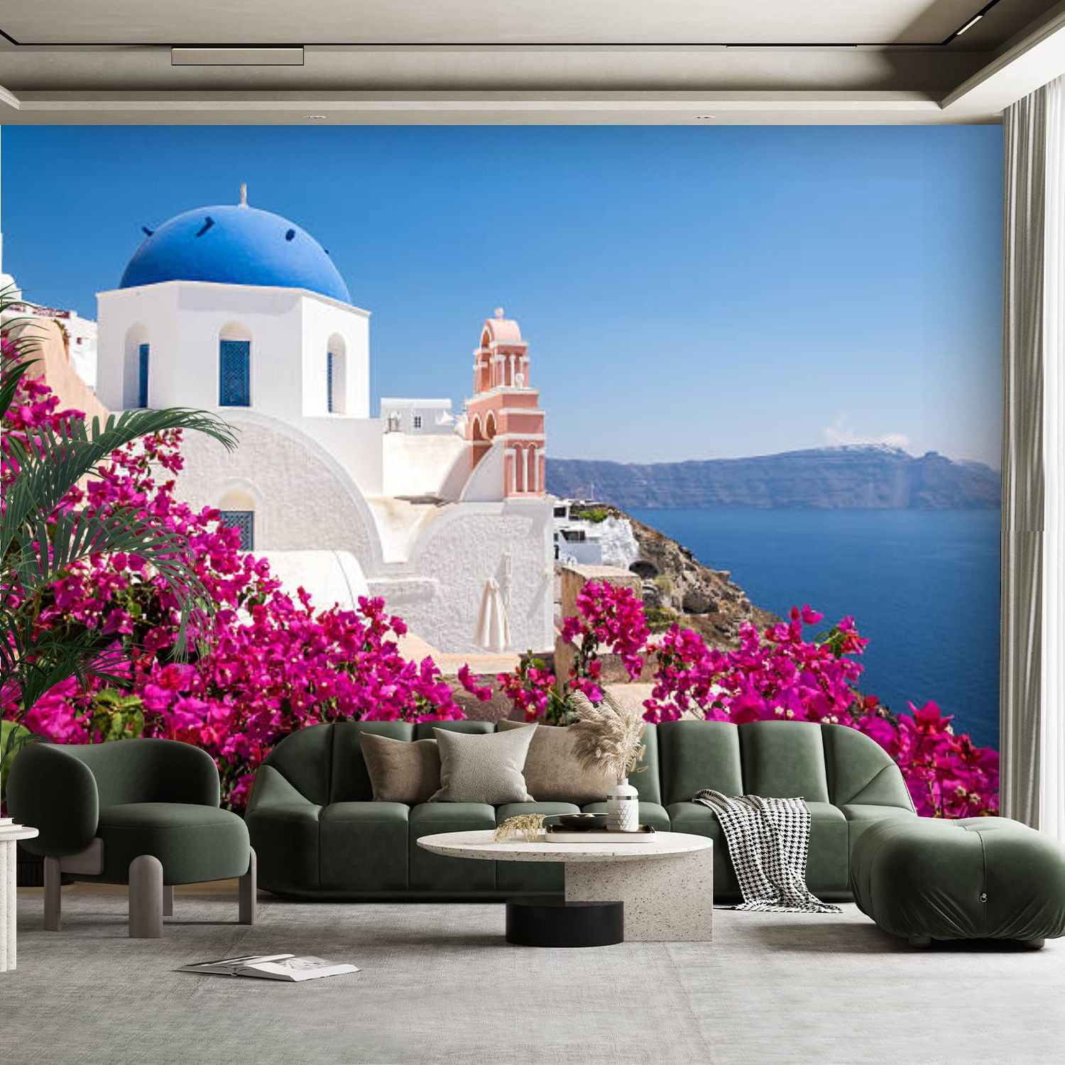 VVLUXIDECO Canvas Wall Mural Peel and Stick Large Wallpaper Scenic view ...