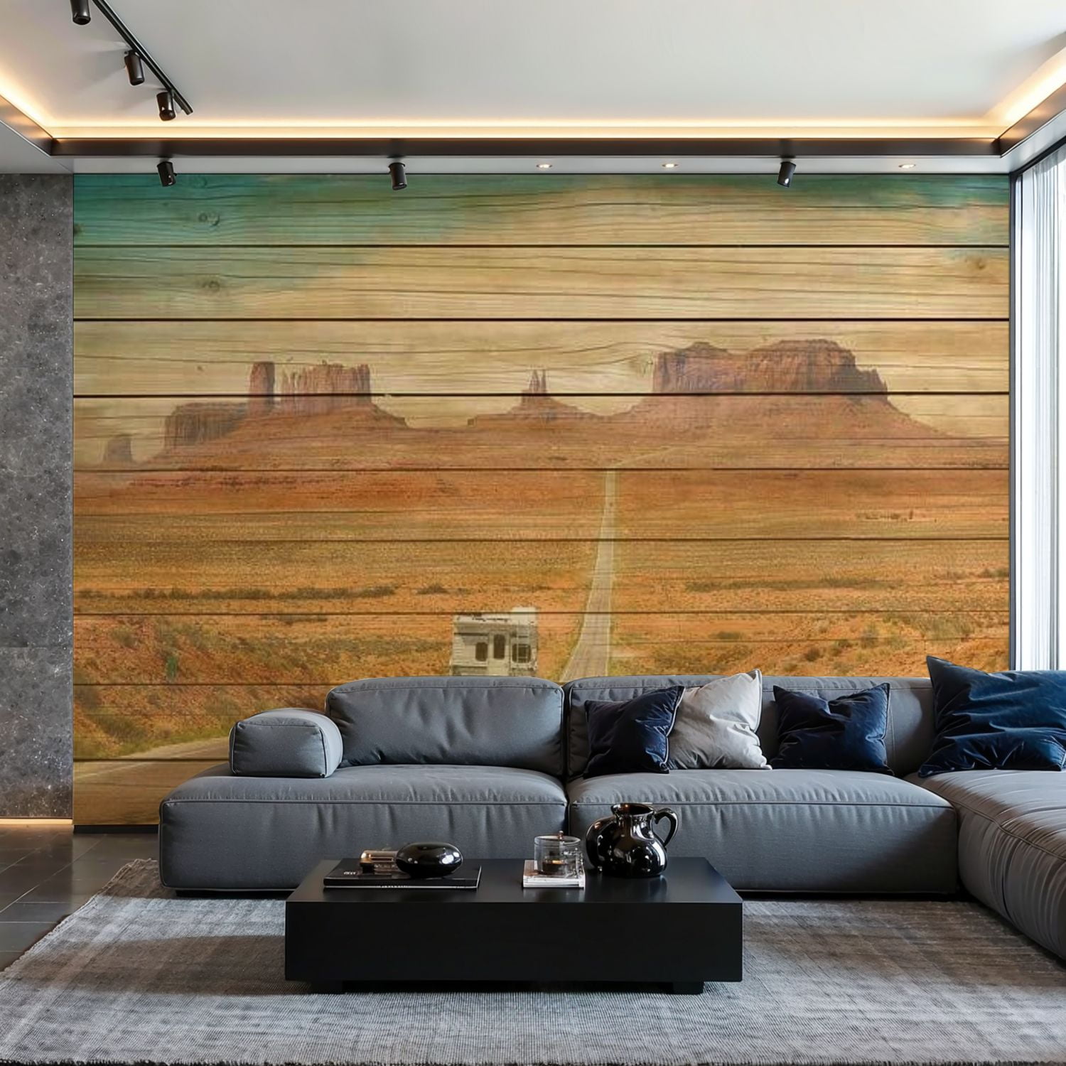 VVLUXIDECO Canvas Wall Mural Peel and Stick Large Wallpaper Touring ...