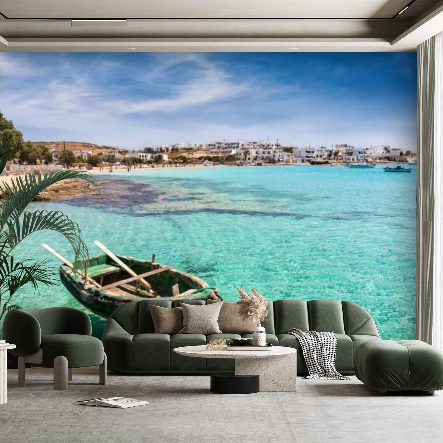 VVLUXIDECO Canvas Wall Mural Peel and Stick Large Wallpaper View to ...