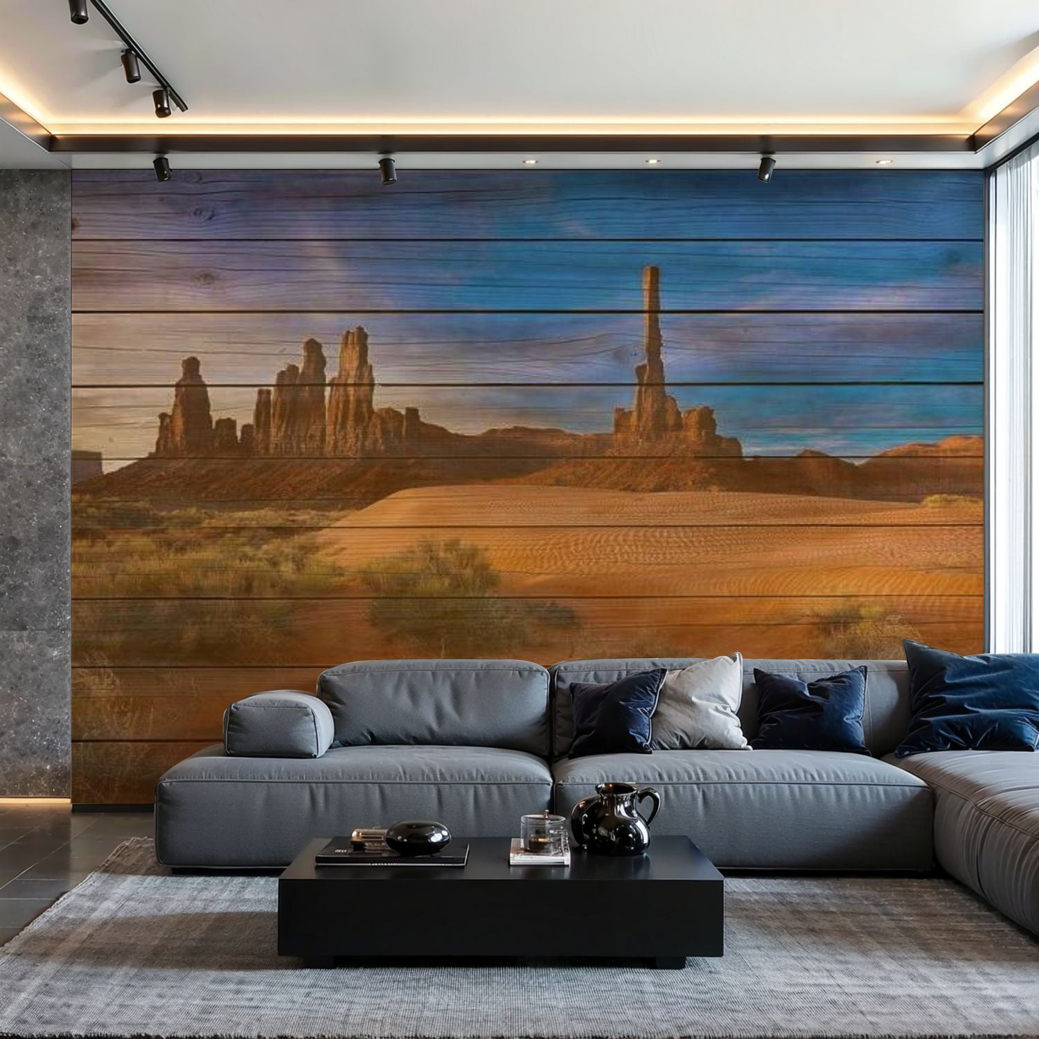 VVLUXIDECO Canvas Wall Mural Peel and Stick Large Wallpaper sunrise ...