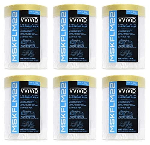 VViViD Chemical Grade Heavy-Duty Self-Adhesive Tape and Drape Masking ...