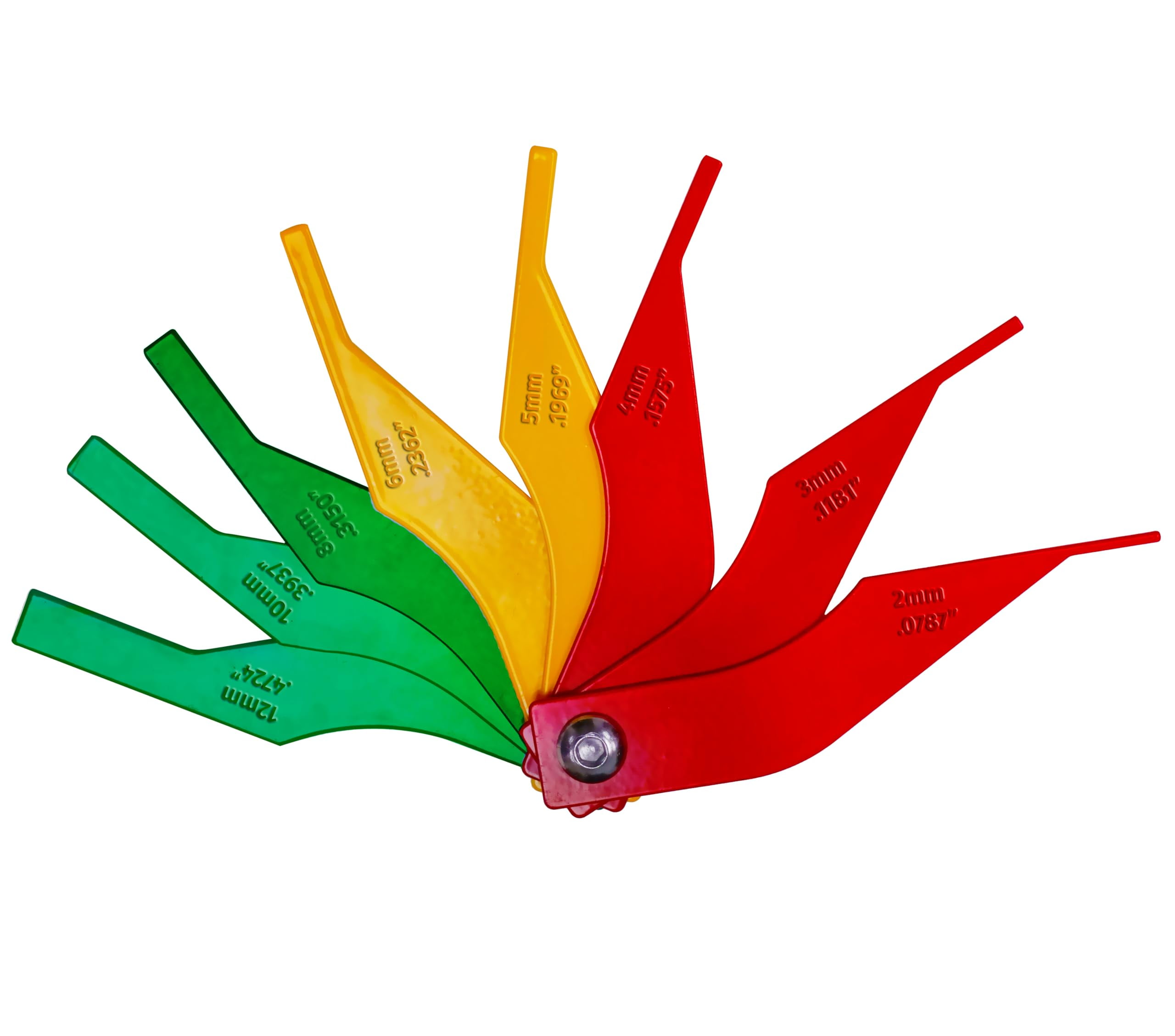 VViViD Steel Brake Thickness Gauge 8 Piece SAE & Metric, Automotive ...