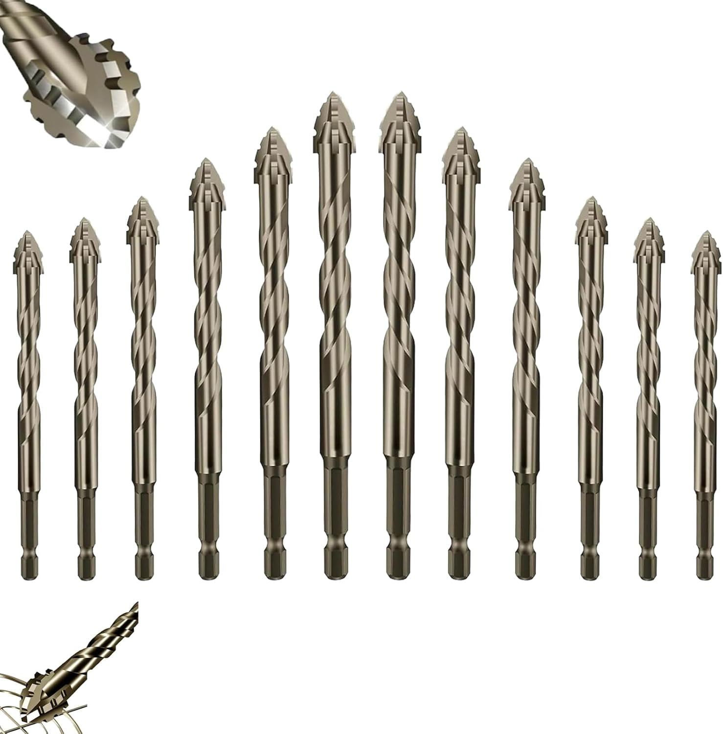 VVrsgs Drill Bits, Vrsgs Magnetic DrillBits, High Strength 4 Flute ...