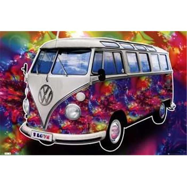 VW Californian CamperLove -22 x 34- Poster Print - Walmart.com
