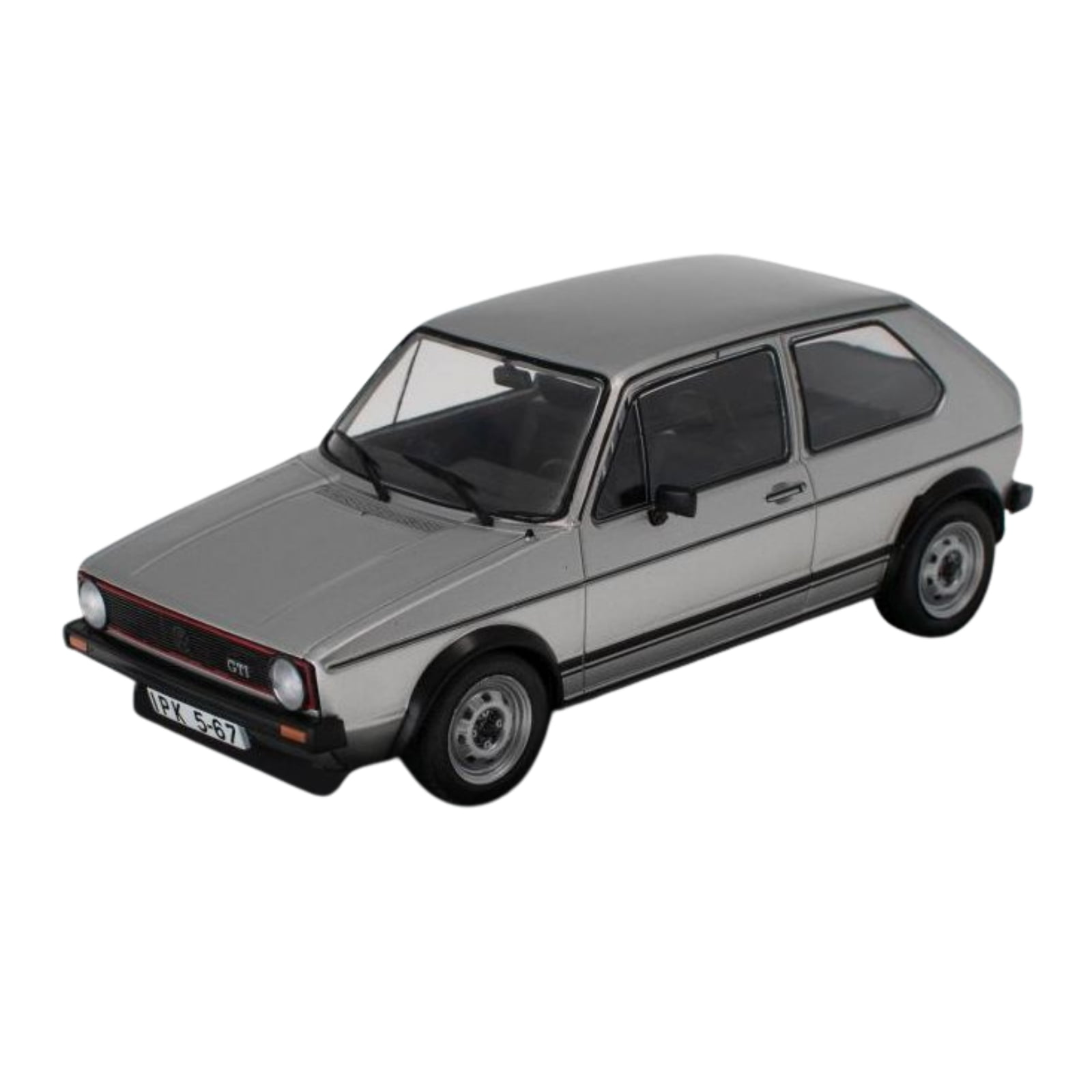 VW Golf GTI Diecast Model 1:24 scale Silver Ex Mag - Walmart.com