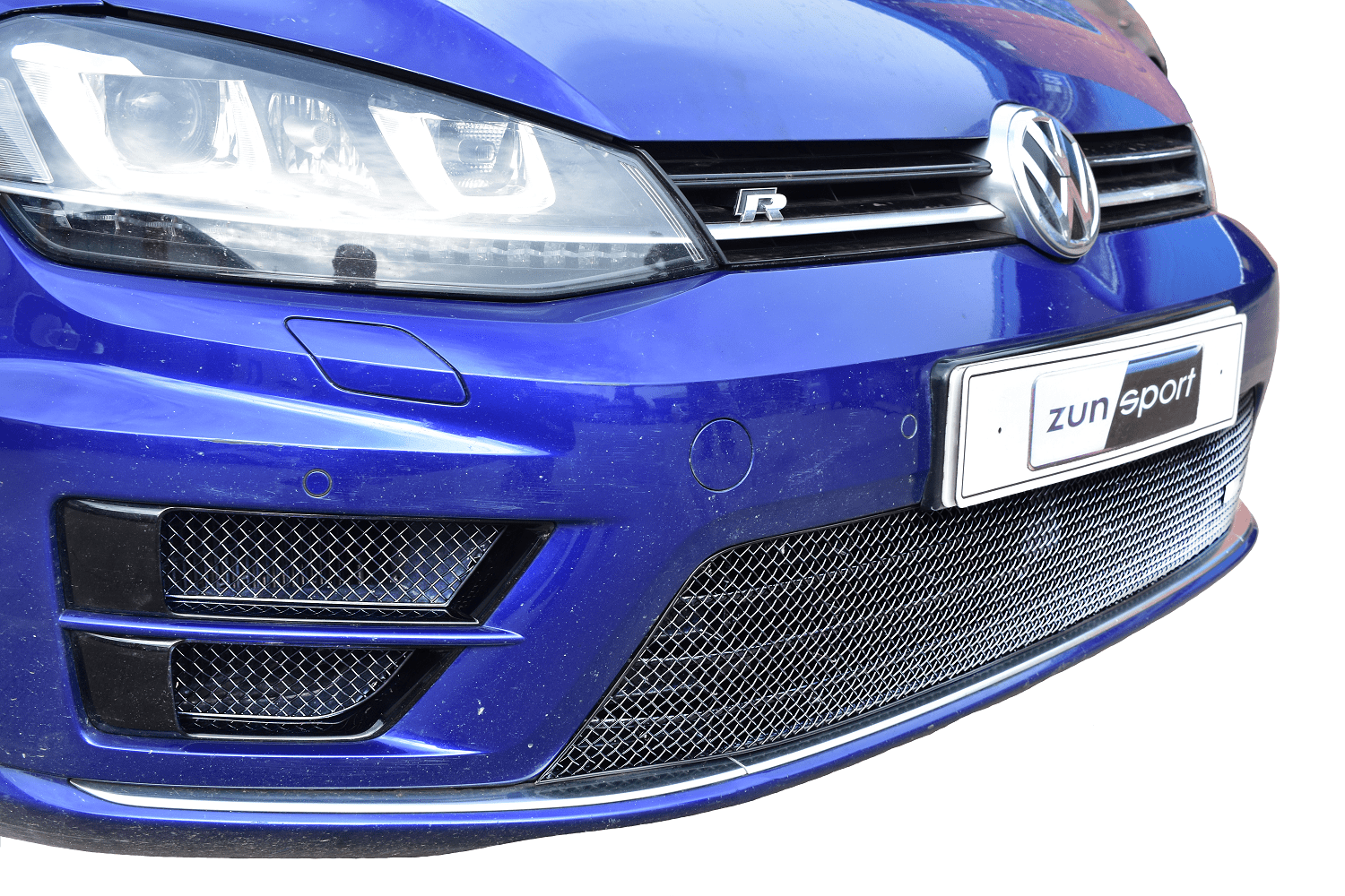 VW Golf R MK7 - Front Grill Set - Silver Finish (2012 - 2015) - Walmart.com