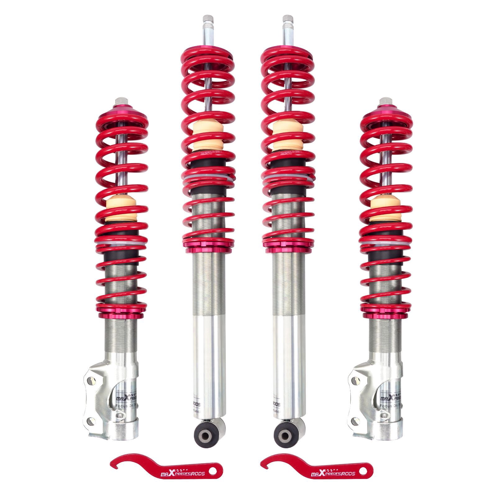 VW Lowering Coilovers Shock Absorbers Fit for VW MK2/MK3 Jetta Golf ...