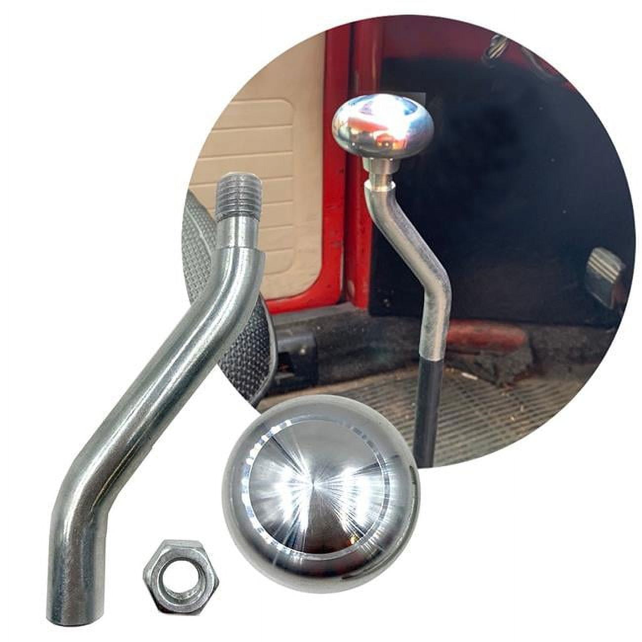 VW Shifter Arm Extension with Billet Knob 12 mm - Bus & Beetle 1968 ...