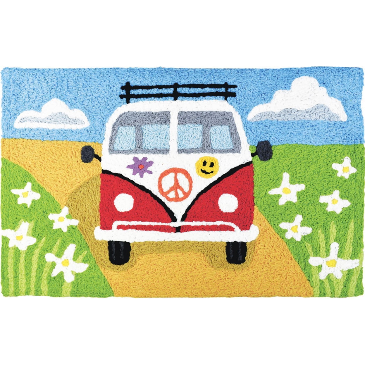 VW Touring Jellybean Accent Washable Rug 20" x 30" JB-TF013 - Walmart.com