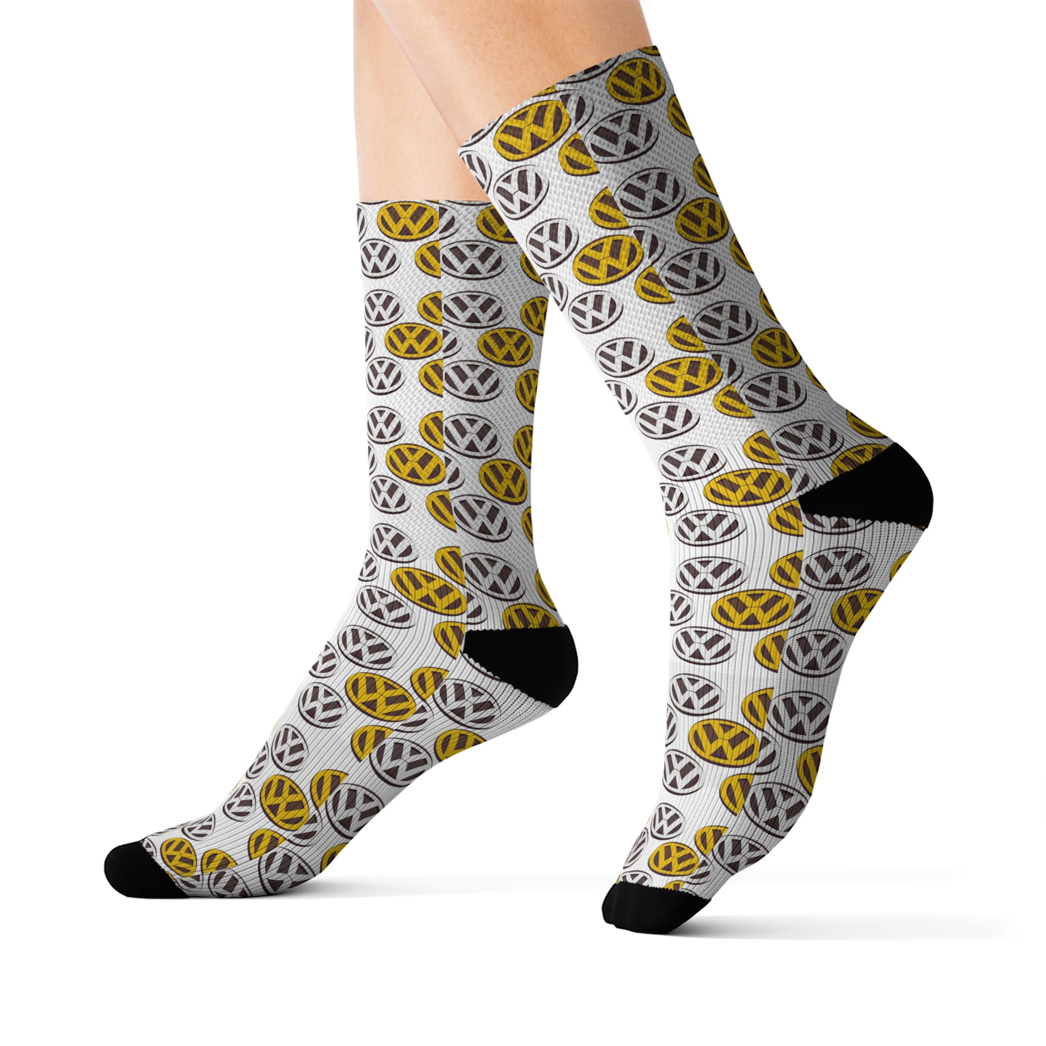 VW Volkswagen Mono Mustard Sublimation Socks - Walmart.com